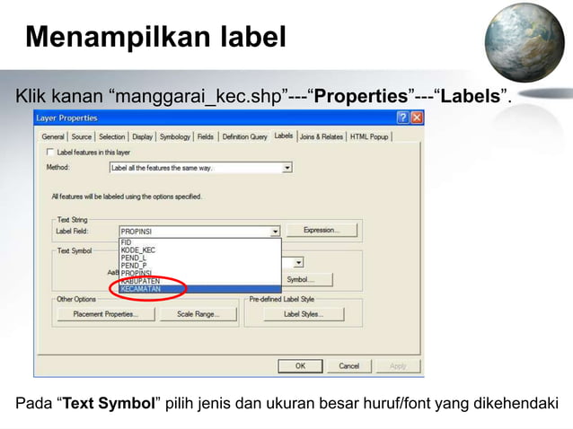 pengenalan arcgis untuk perencanaan wilayah dan kota | PPT