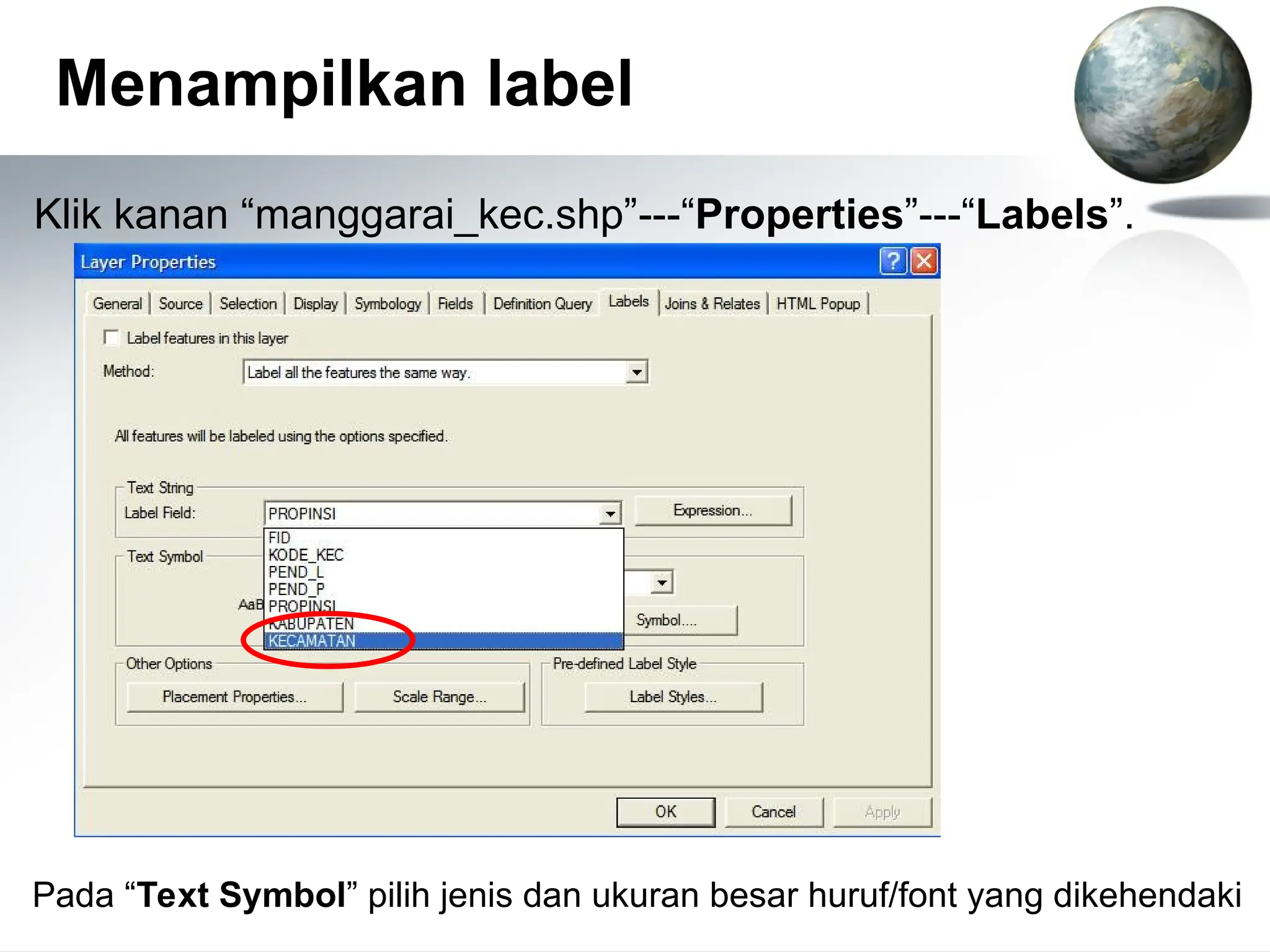 pengenalan arcgis dalam bentuk data spasial | PPT