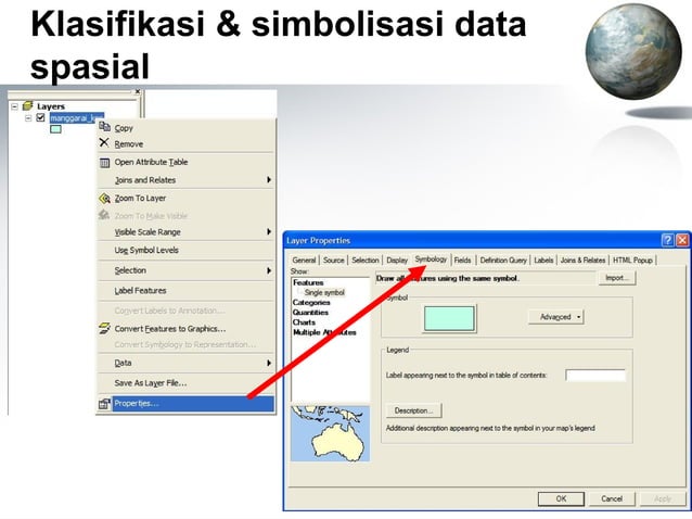 pengenalan arcgis dalam bentuk data spasial | PPT