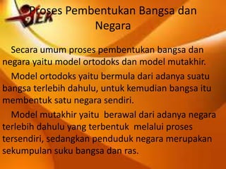 Konsep Masyarakat, Bangsa dan Negara | PPTX