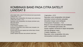 Penginderaan jauh Pertemuan ke 4_ Pita/Band dalam Citra Satelit | PPTX
