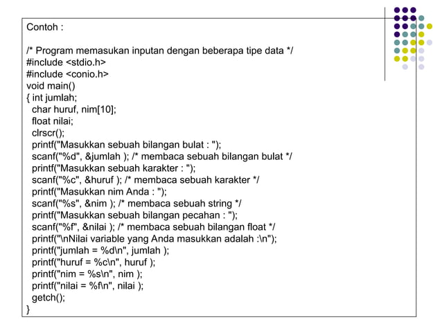 Pertemuan ke 5 Membaca & menulis karakter (input & output).ppt