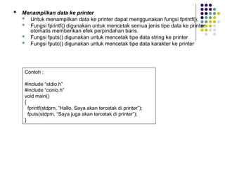 Pertemuan ke 5 Membaca & menulis karakter (input & output).ppt