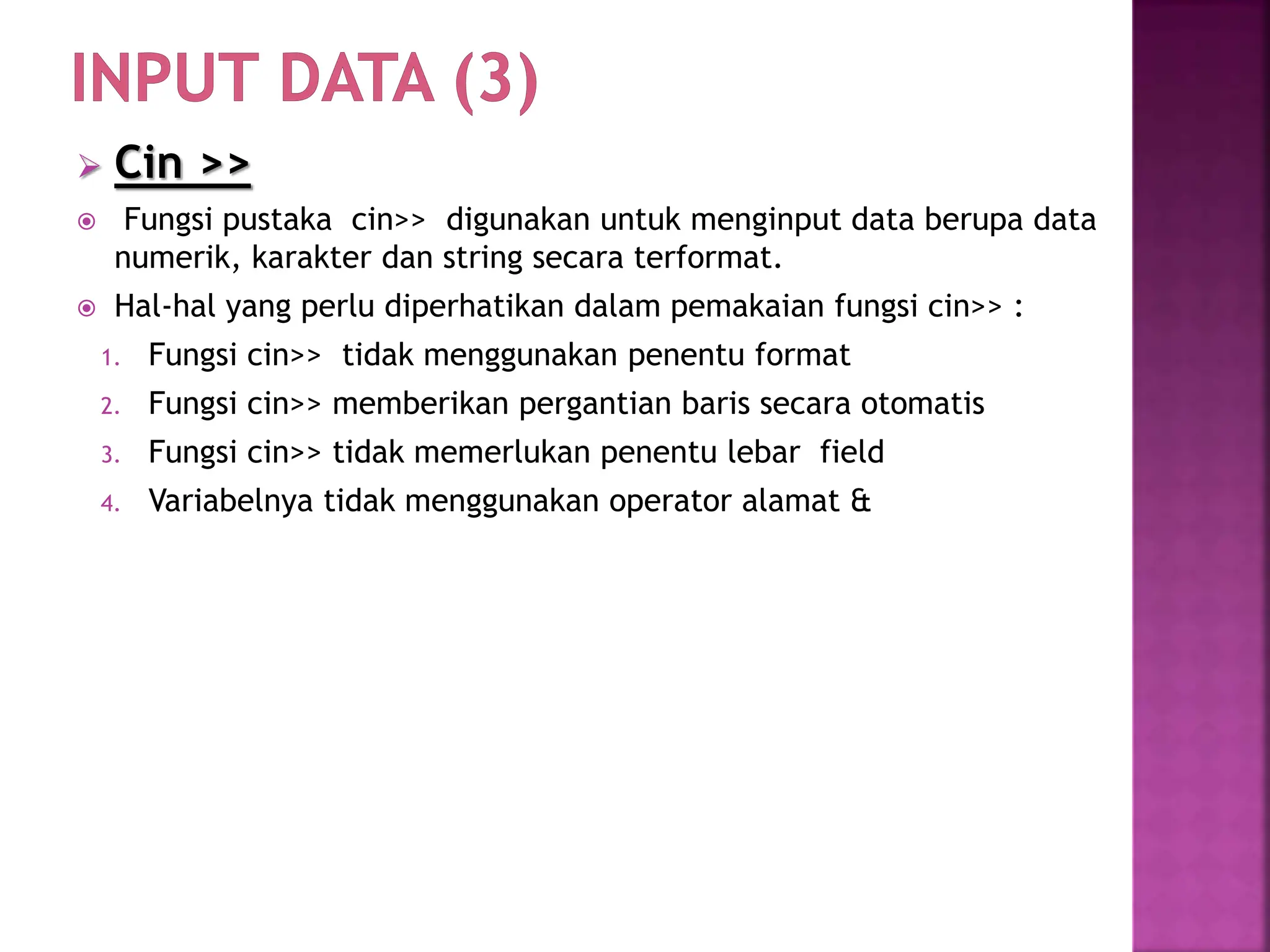 Pertemuan ke 5 Membaca & menulis karakter (input & output) (2).ppt