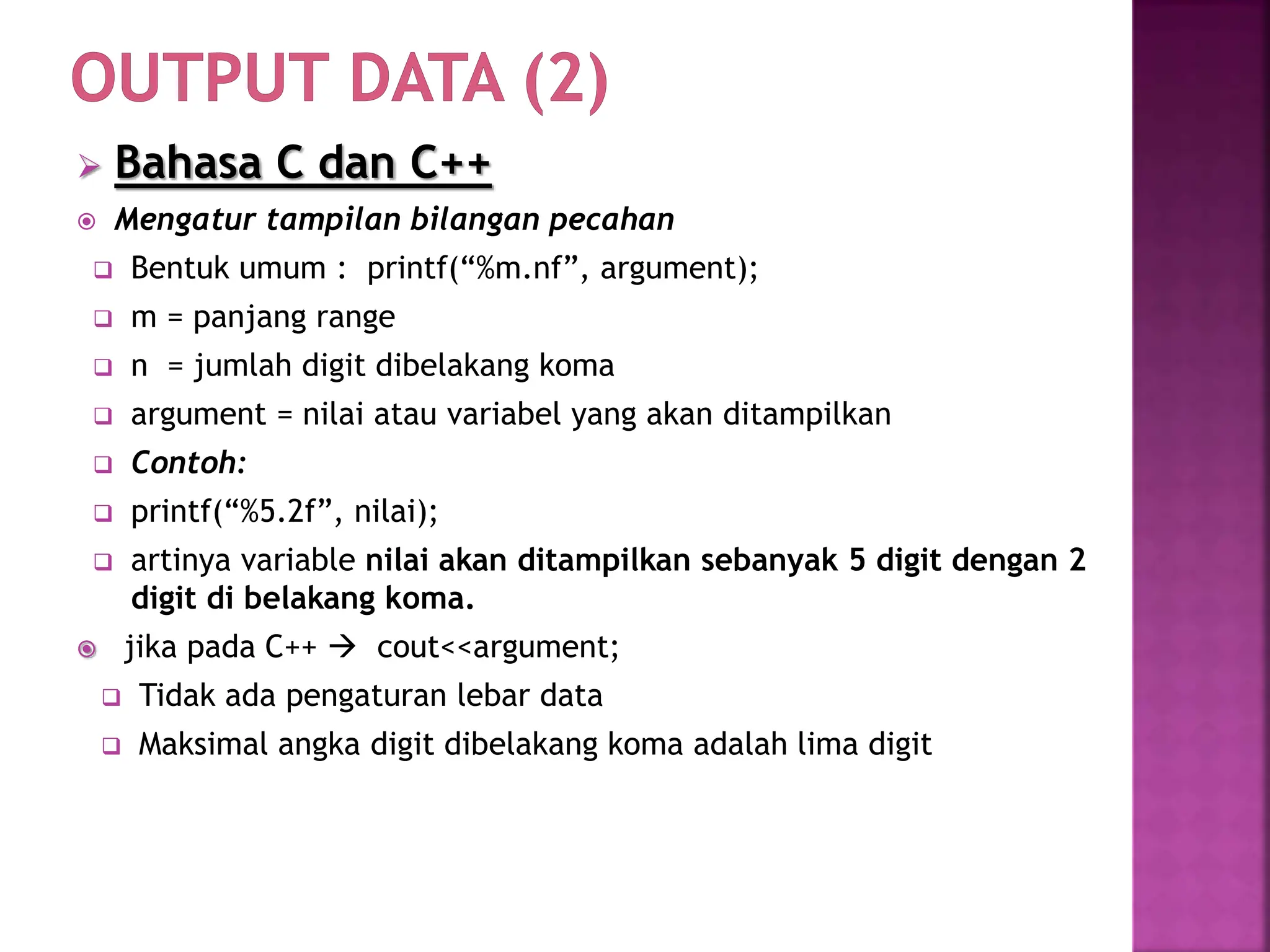 Pertemuan ke 5 Membaca & menulis karakter (input & output) (2).ppt