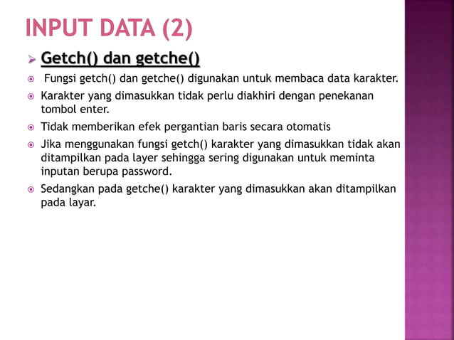 Pertemuan ke 5 Membaca & menulis karakter (input & output) (2).ppt