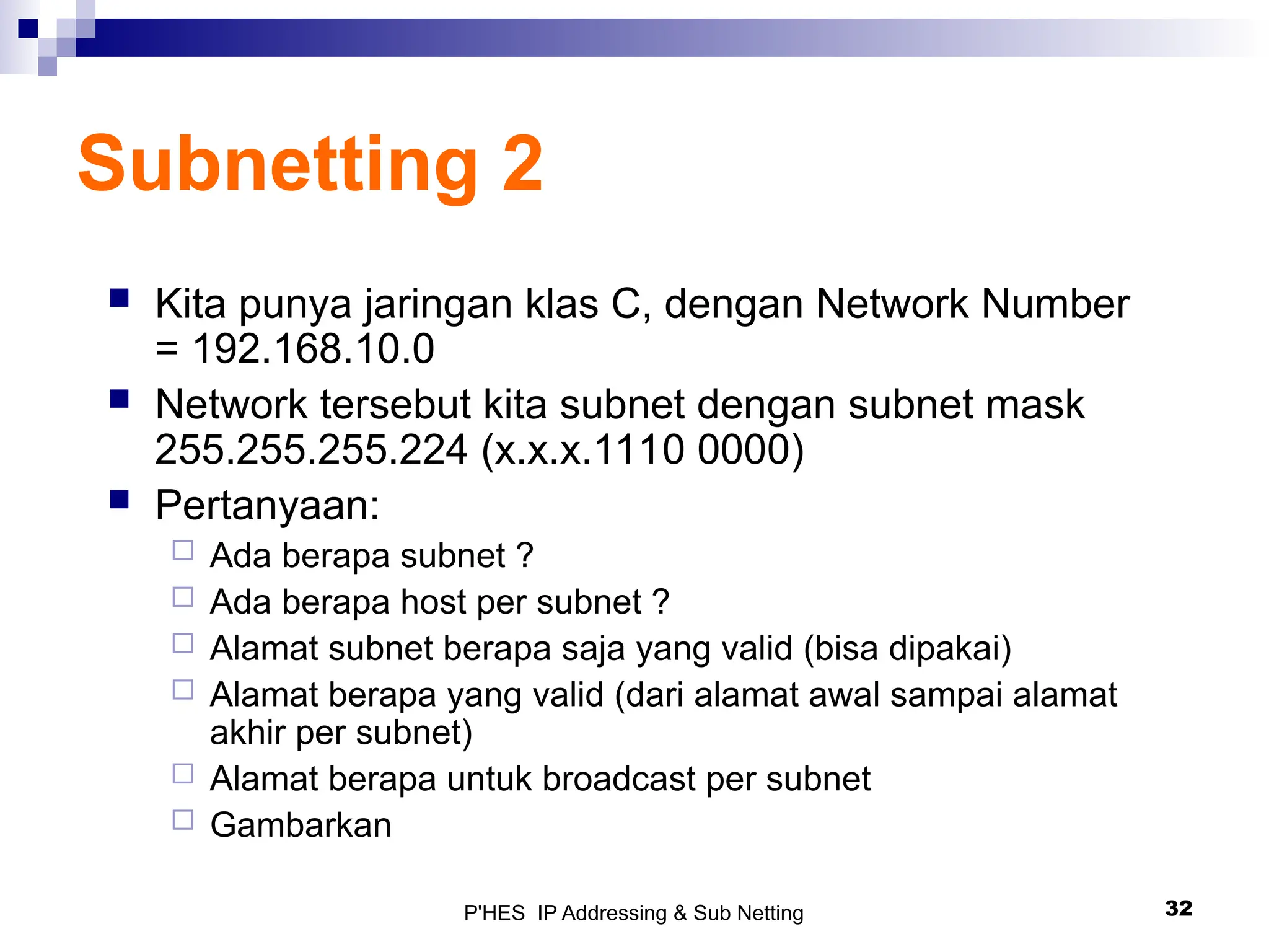 PERTEMUAN KE 9 + 10.PPT jaringan Komputer | PPT