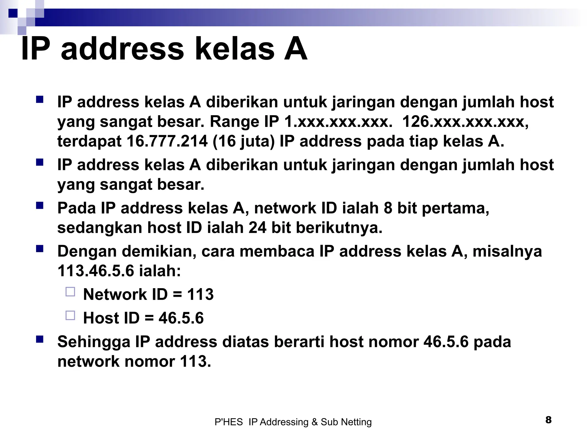 PERTEMUAN KE 9 + 10.PPT jaringan Komputer | PPT