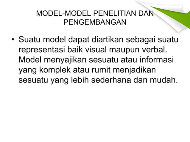 Penelitian Pengembangan (Research and Development) | PPTX