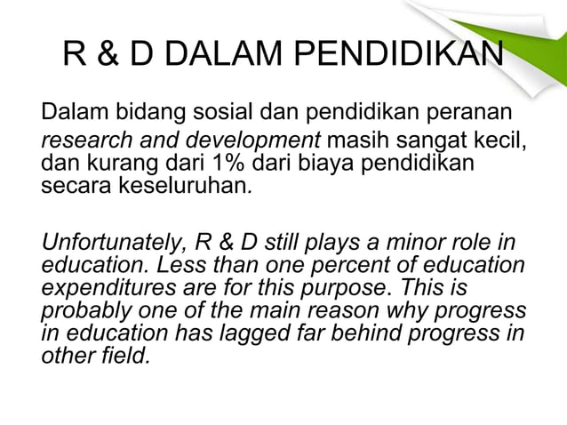 Penelitian Pengembangan (Research and Development) | PPTX