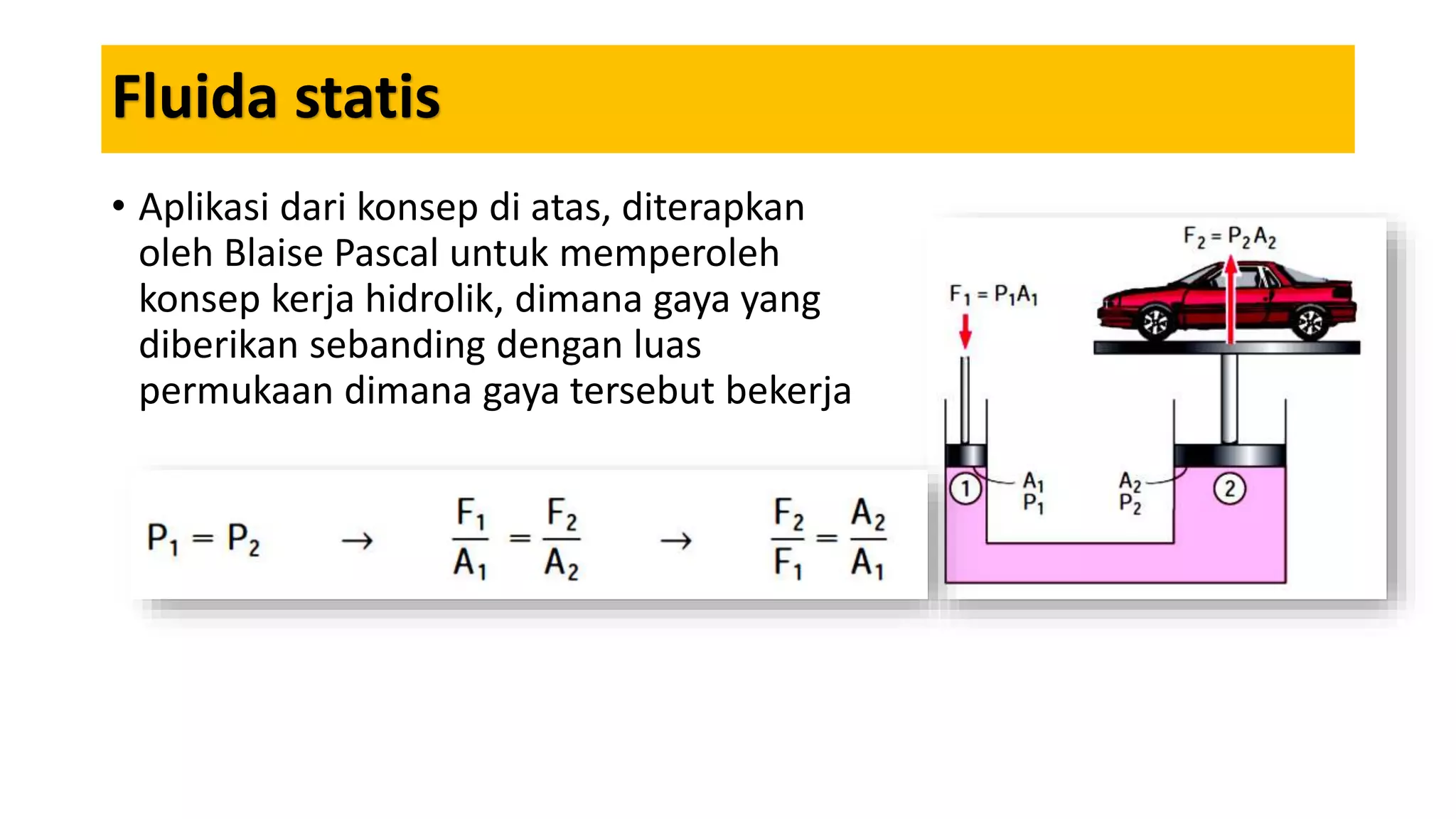 Pertemuan ketiga tekanan dan fluida statik | PPTX