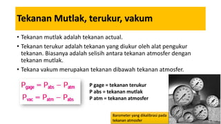 Pertemuan ketiga tekanan dan fluida statik | PPTX