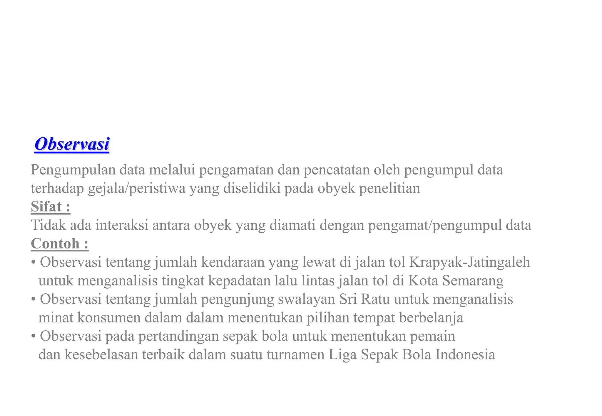 metode pengumpulan data proposal skripsi tesis | PPT