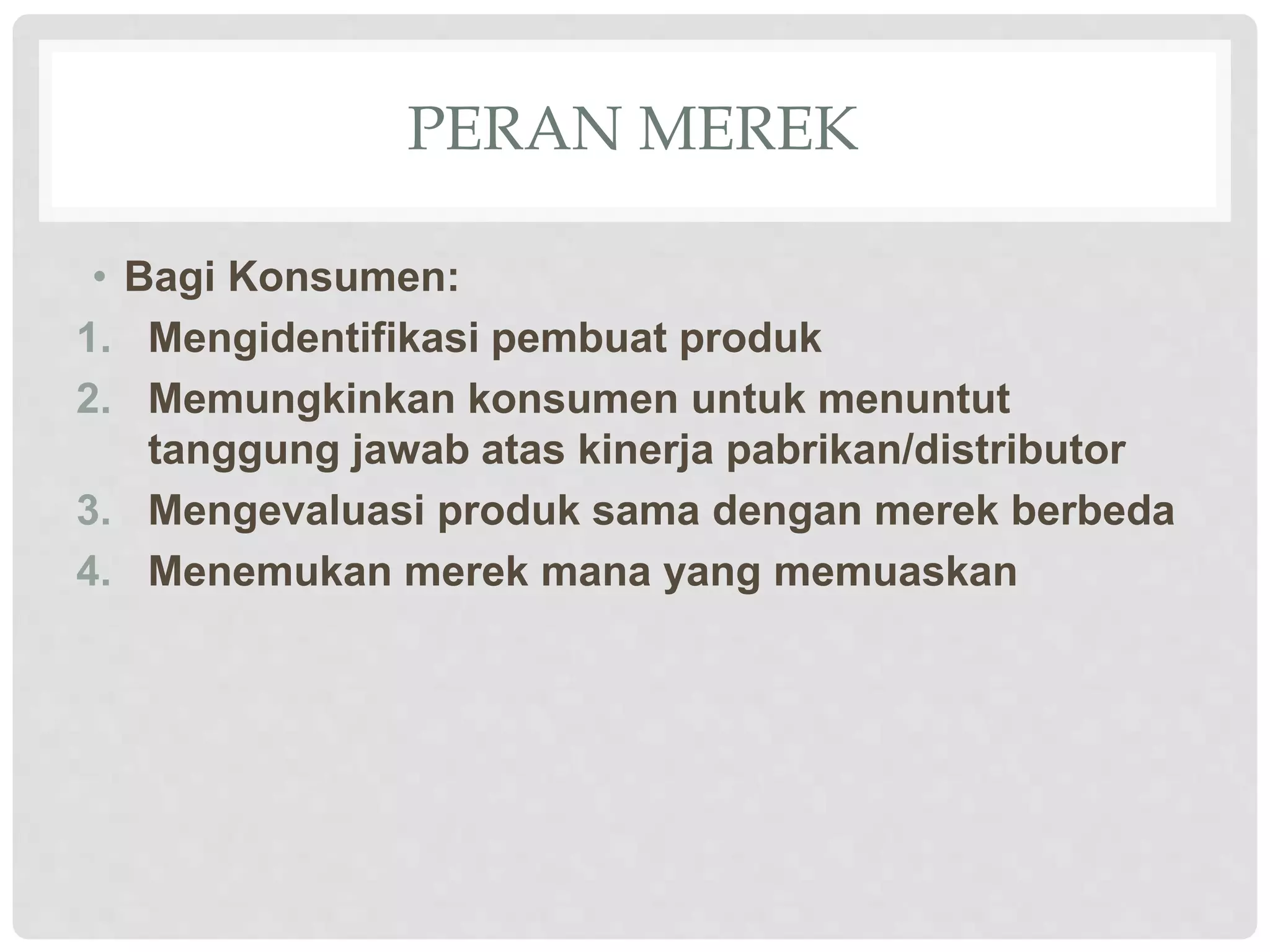 Pertemuan viii membangun merek | PPTX