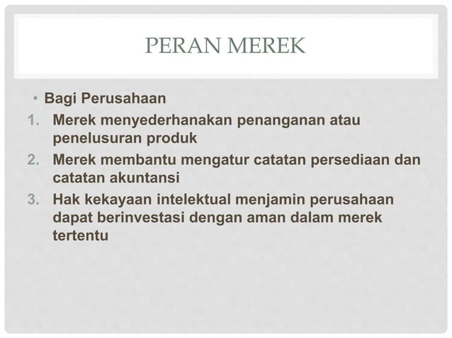 Pertemuan viii membangun merek | PPT
