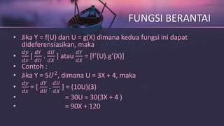 Pertemuan x diferensial | PPT