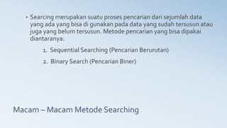 Sequential Search | PPTX