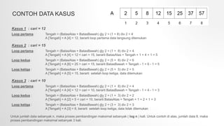 Binary Search pada Java | PPTX
