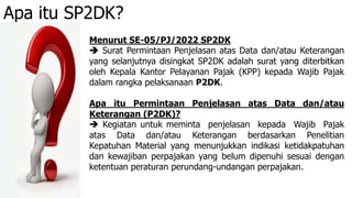 Pertemuan XII-Surat Permintaan Penjelasan atas Data dan atau Keterangan ...