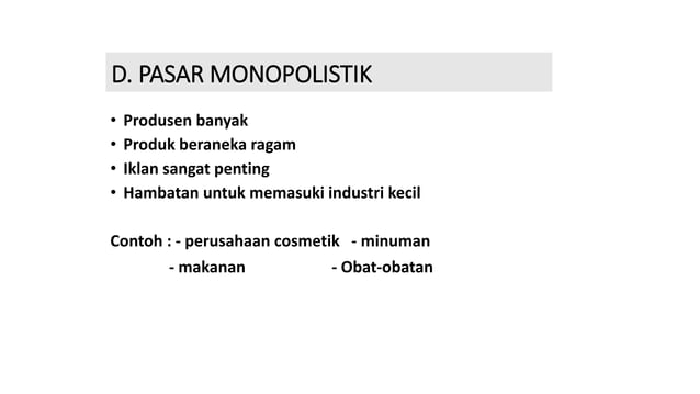 Pertemuan xi pasar monopoli | PPTX