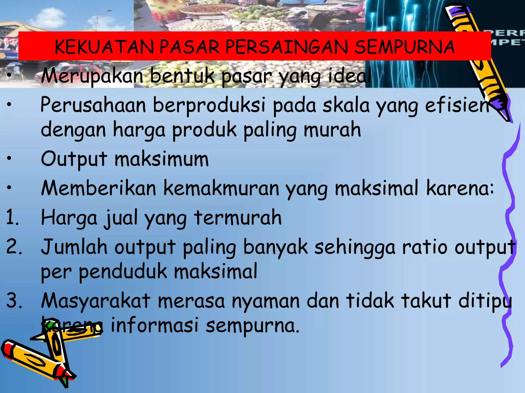 Pertemuan x pasar persaingan sempurna | PPTX