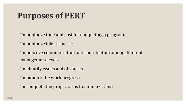 PERT & GANTT Chart.pptx | Technology & Computing