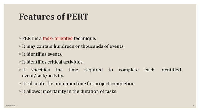 PERT & GANTT Chart.pptx | Technology & Computing