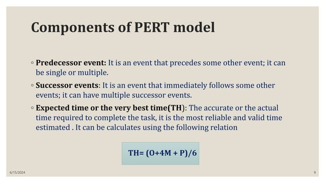 PERT & GANTT Chart.pptx | Technology & Computing