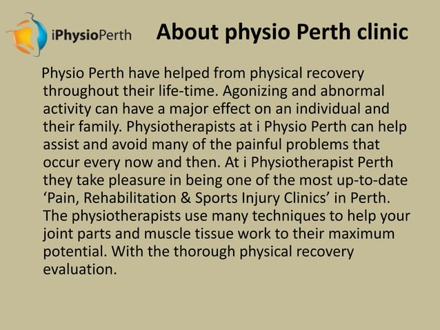 perth physiotherapy | PPT