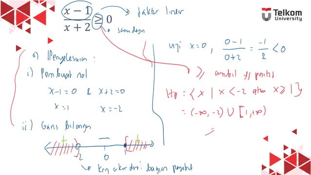 pertidaksamaan-Bab-1 Kalkulus 1-Himpunan Bilangan Real-Tutorial | PPT
