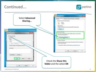 How to Enable File and Print Sharing on Windows | PPT