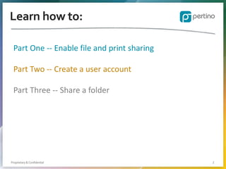 How to Enable File and Print Sharing on Windows | PPT