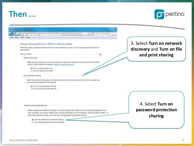 How to Enable File and Print Sharing on Windows