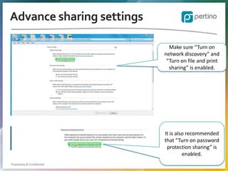Windows File Sharing | PPTX | Operating Systems | Computer Software and ...