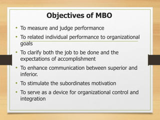 PERT MBO GANTT CHART | PPTX