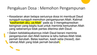 Pertobatan Daud Dalam Mazmur 51, yang membawa pemulihan.pptx