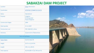 DAMS & HYDROPOWER PROJECTS OF PAKISTAN | PPTX | Water Services | Home ...