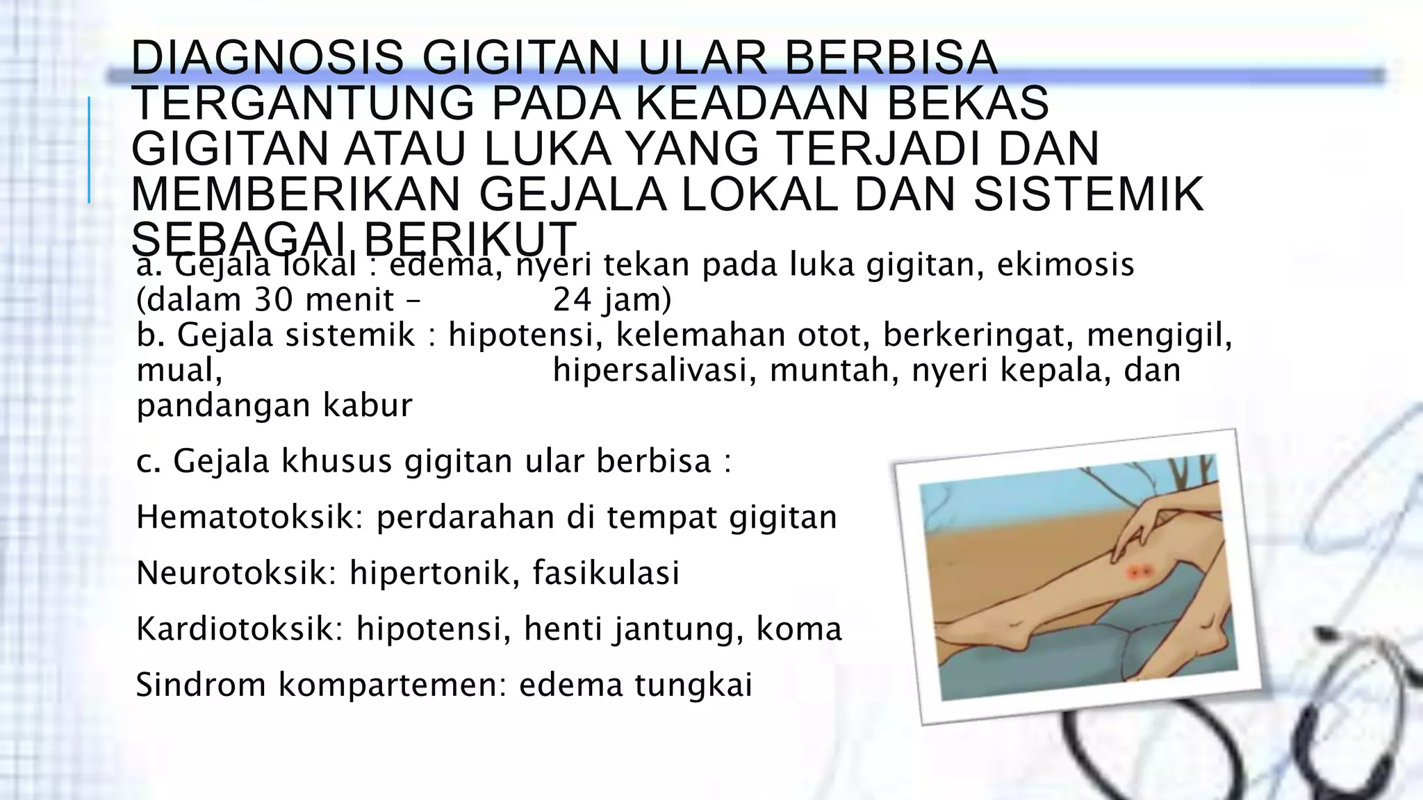 Pertolongan Pertama Pada nak Dengan Gigitan Ular | PPTX