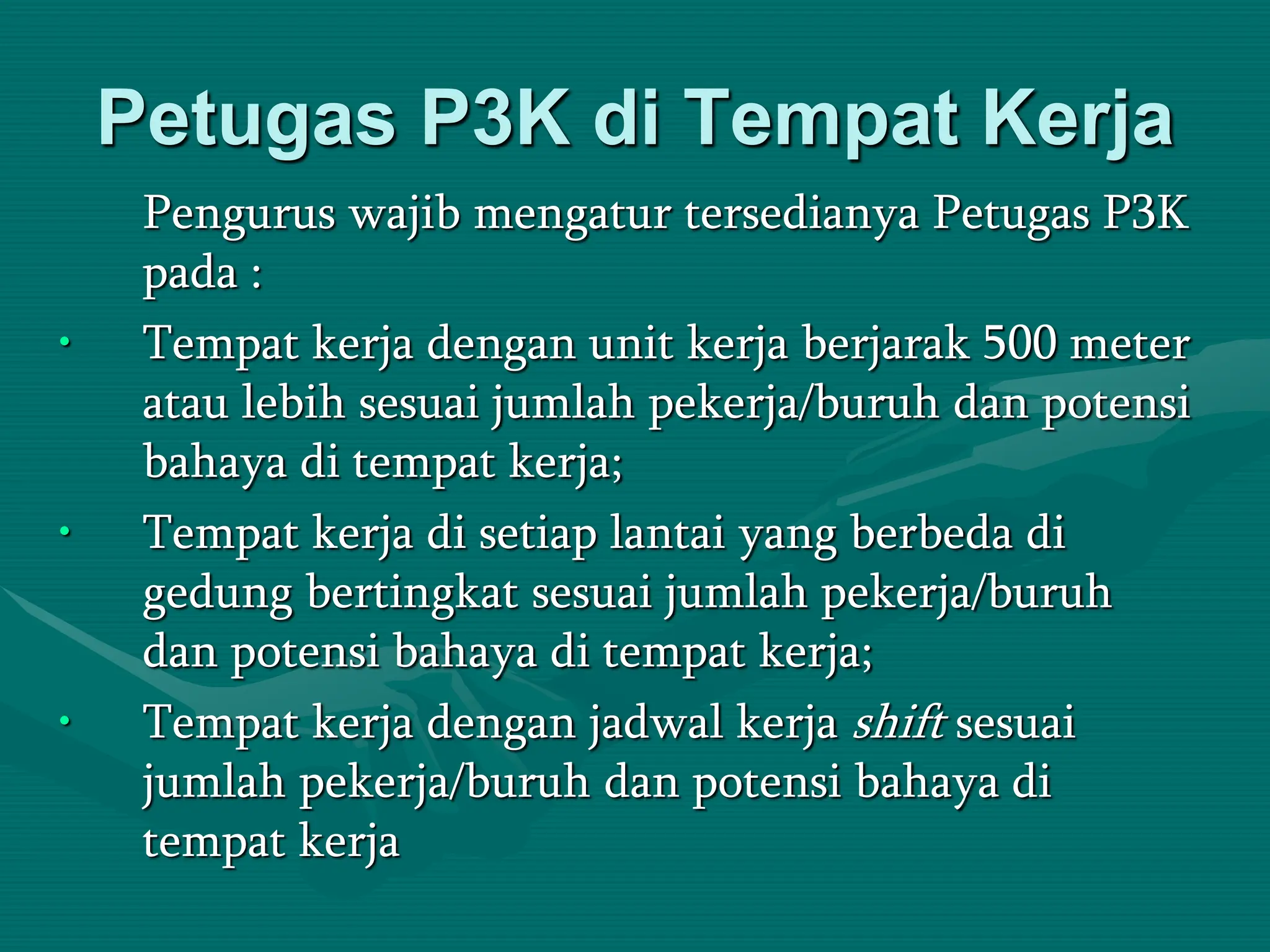 Pertolongan Pertama Pada Kecelakaan (P3K).ppt