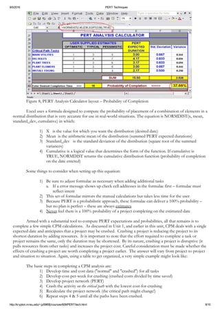 Pert techniques | PDF