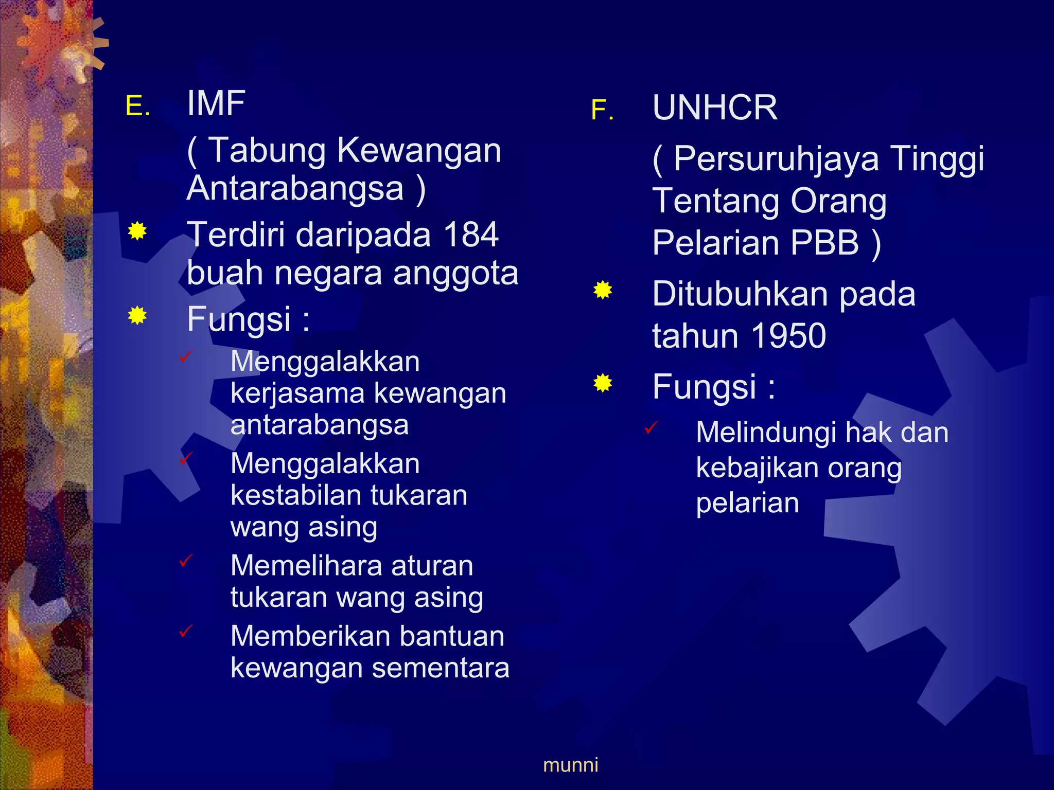 Pertubuhan bangsa bangsa bersatu2013 | PPT