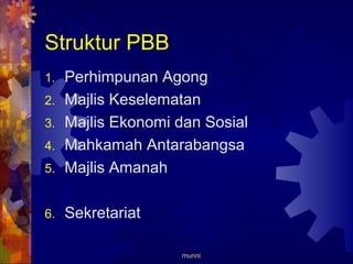 Pertubuhan bangsa bangsa bersatu2013 | PPT