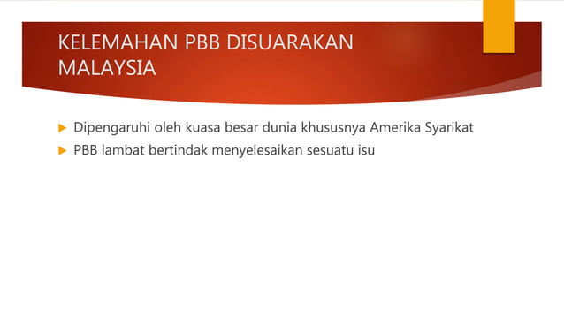 PERTUBUHAN BANGSA2 BERSATU PBB | PPTX