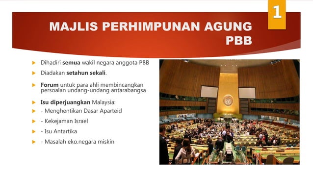 PERTUBUHAN BANGSA2 BERSATU PBB | PPTX