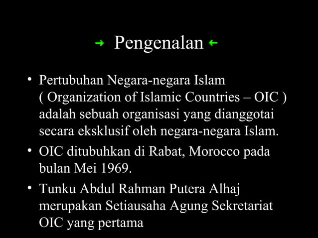 Pertubuhan Negara-Negara Islam | PPT