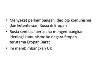 Pertubuhan perjanjian atlantik utara (nato) | PPTX