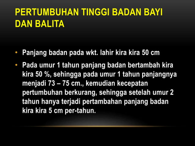 Pertumbuhan berat badan anak | PPT