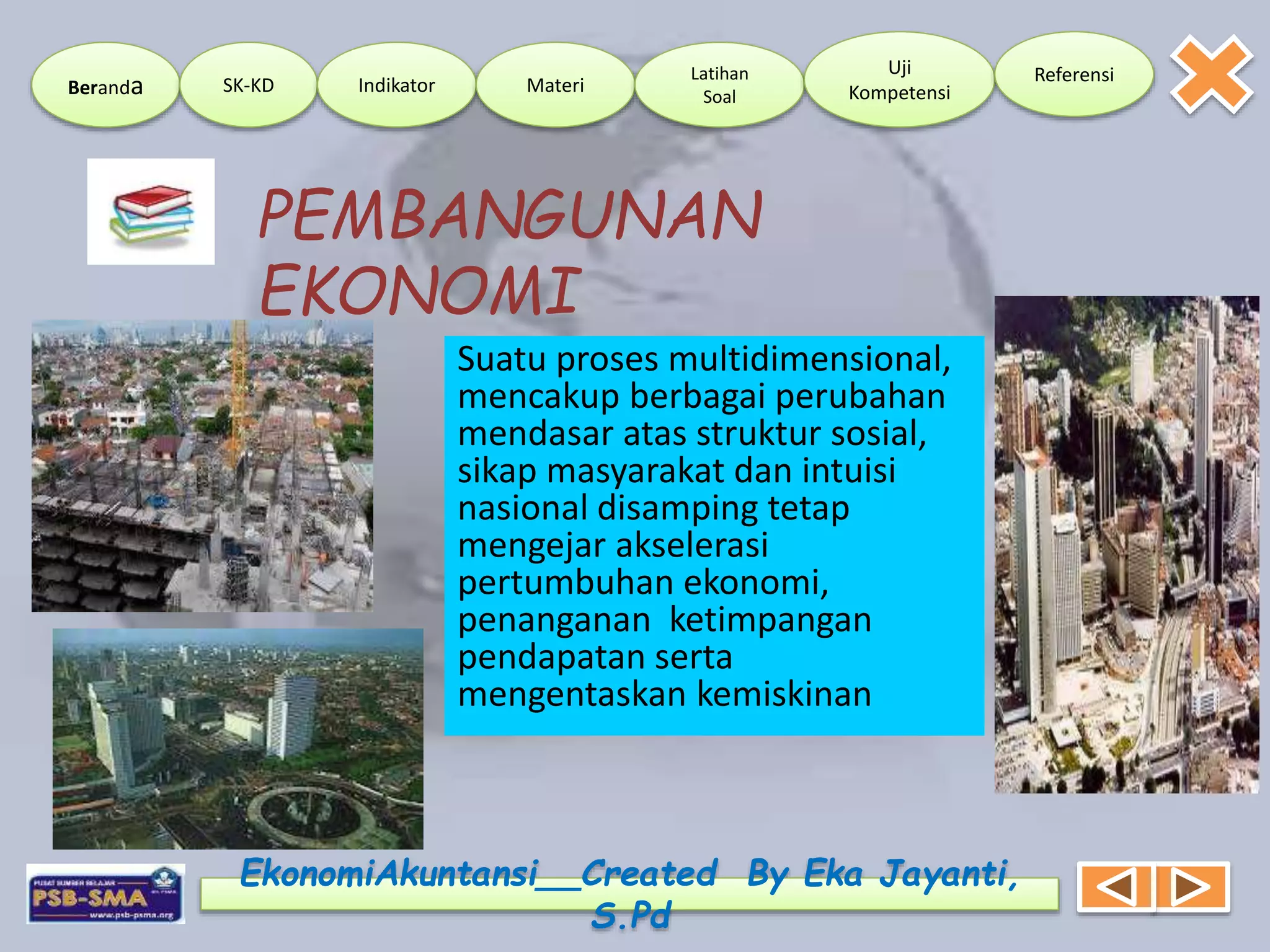 Pertumbuhan dan pembangunan ekonomi | PPT