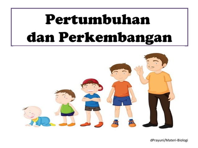 Pertumbuhan dan perkembangan | PPT