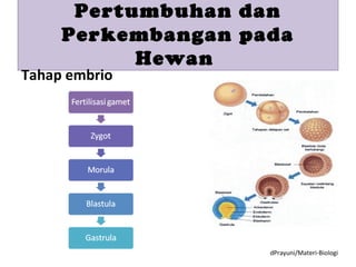 Pertumbuhan dan perkembangan | PPT